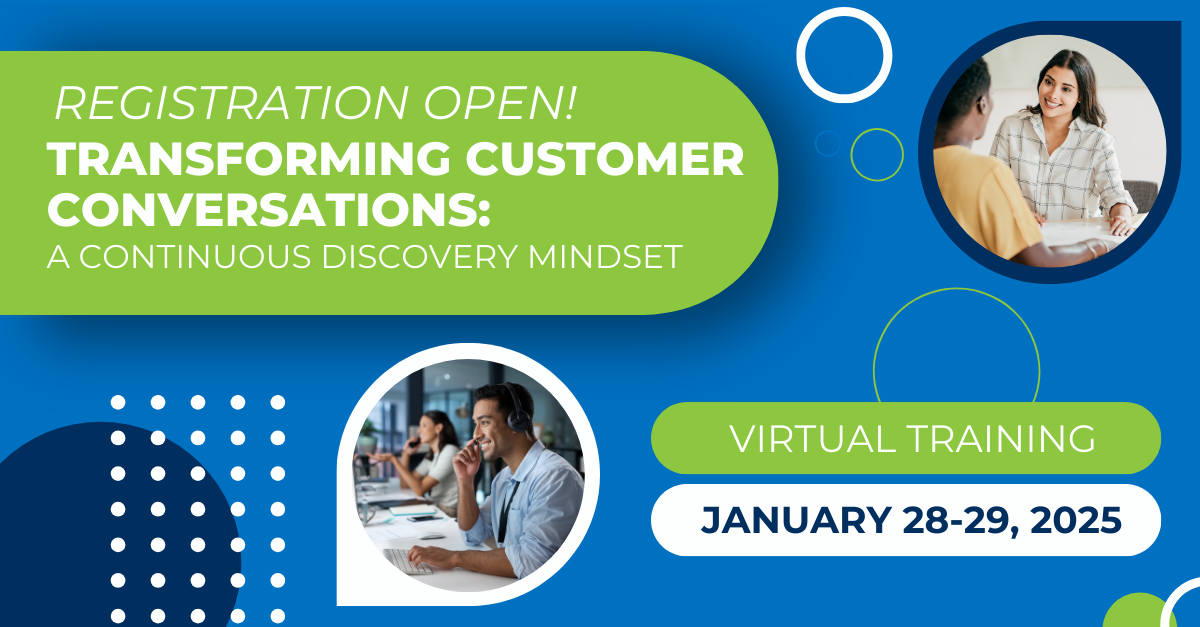 New Virtual Course 'Transforming Customer Conversations' - Registration is Open!